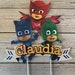 PJ Masks Cake Topper - Etsy