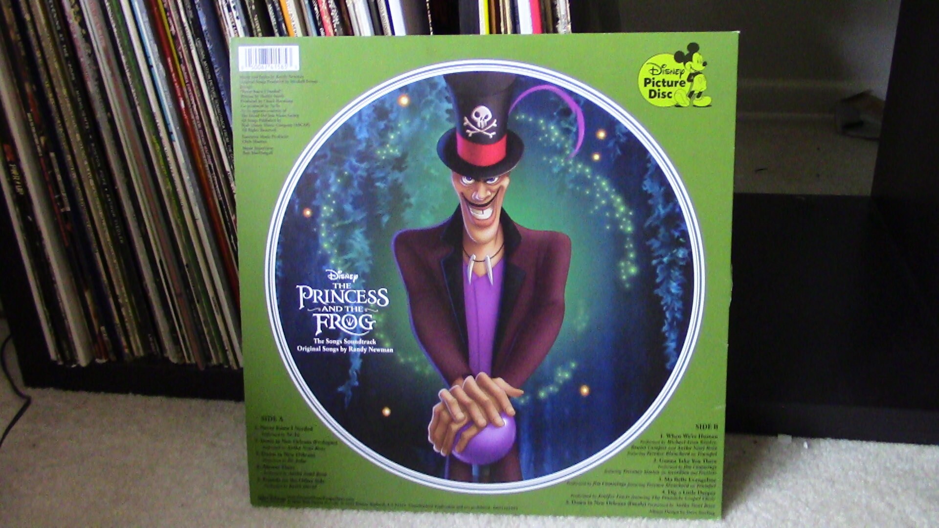 Princess and Frog Soundtrack; Vinyl Picture Disc - Etsy
