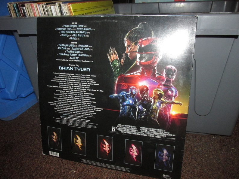 Power Rangers; Original Soundtrack by Brian Tyler - Etsy