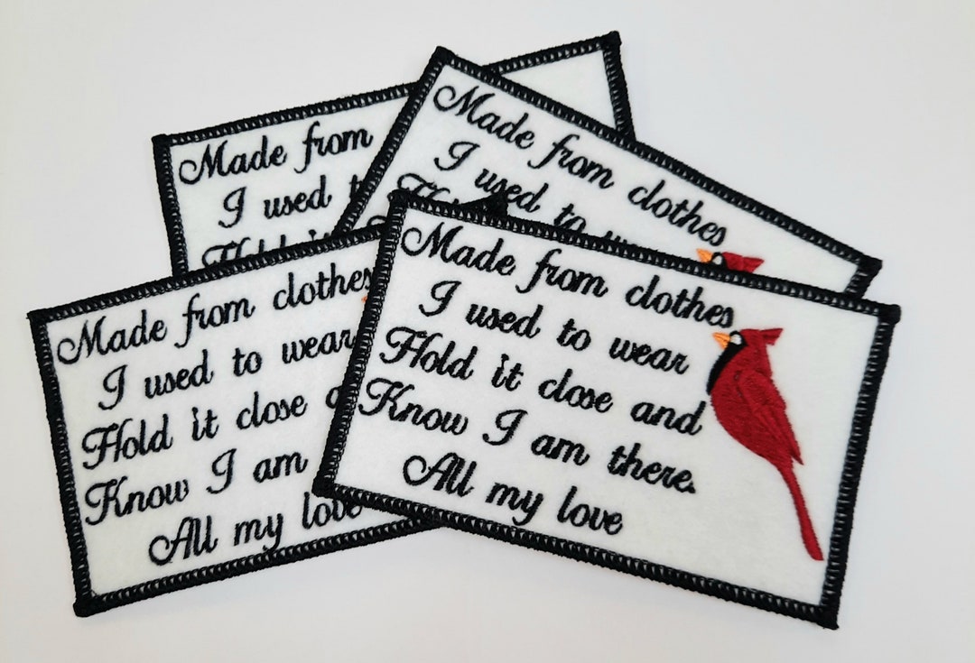 Memory Pillow Patch, This is a Shirt Patch, Memory Patch for Bears ...