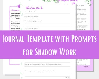 Shadow Work Worksheet - Etsy
