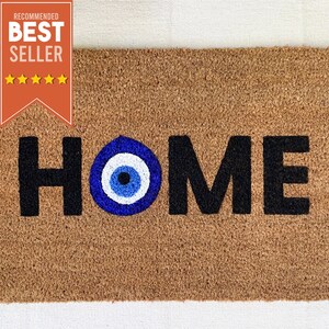Evil Eye Doormat Protect Your Energy Doormat Home Protection Lucky ...
