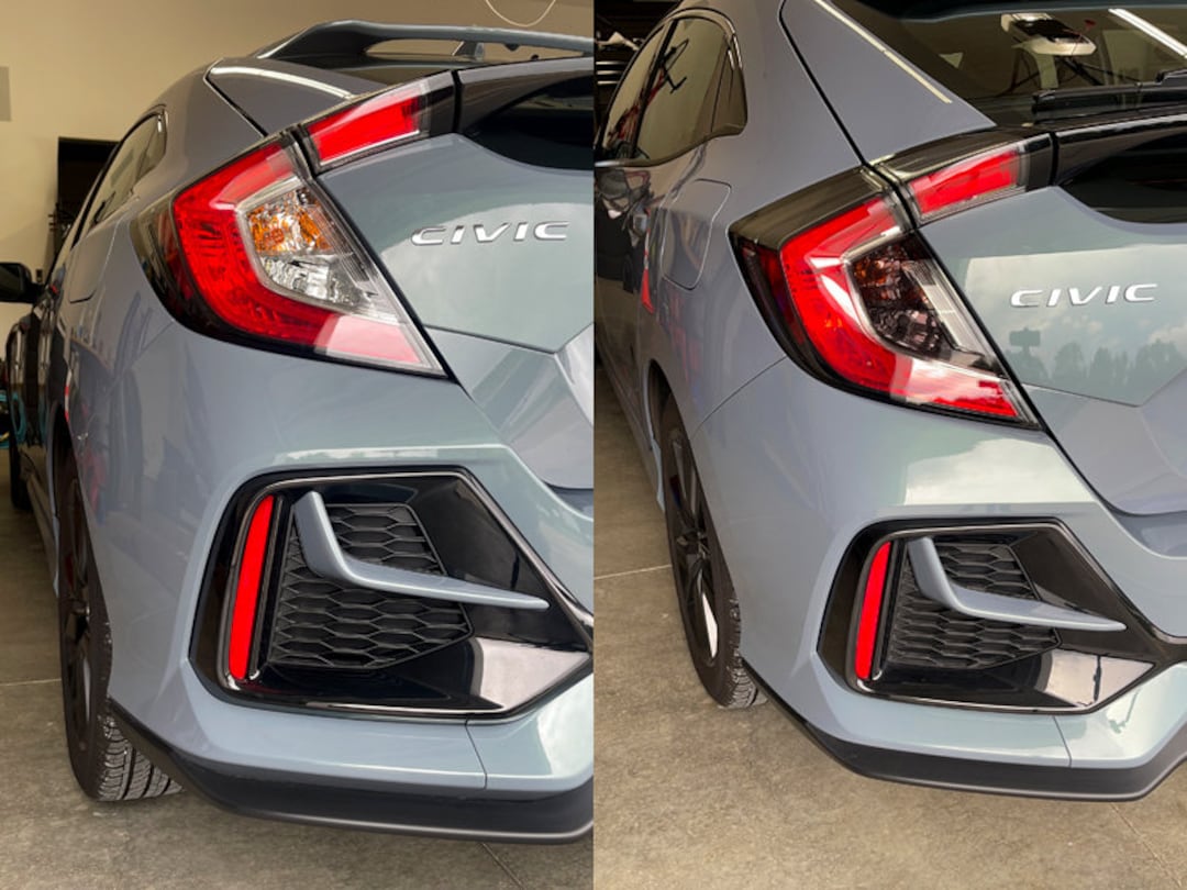 Crux Moto Tail Light Tint Overlay for 2016 - 2021 Honda Civic Hatch - Etsy