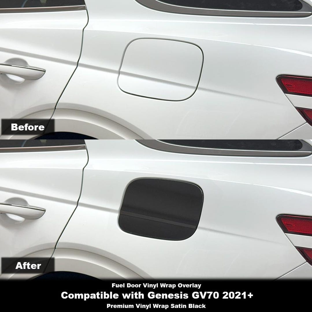 Crux Moto Fuel Door Vinyl Wrap Overlay – Gloss Black | Precision Fit ...