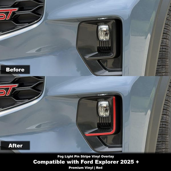Red Ford Explorer Decals - Etsy