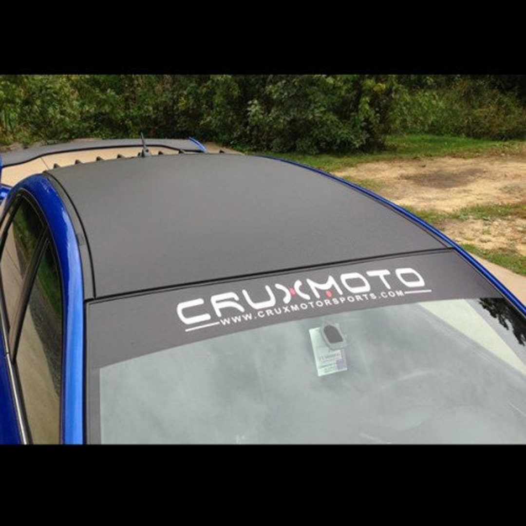 Crux Motorsports Sun Visor Overlay for 2008 - 2011 WRX & 2008 - 2014 ...
