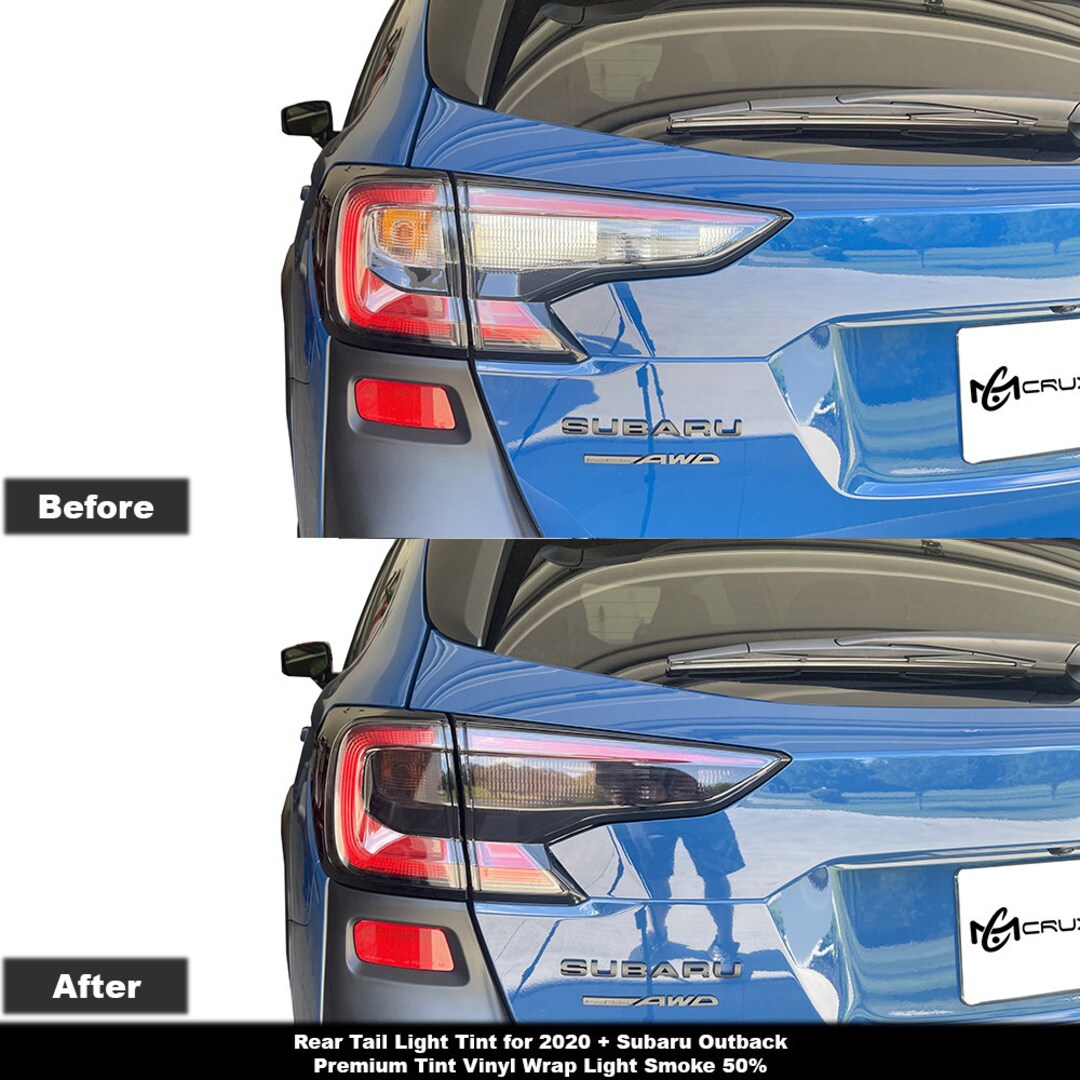 Crux Motorsports Rear Tail Light Tint Light Smoke 50% for 2020 + Subaru ...