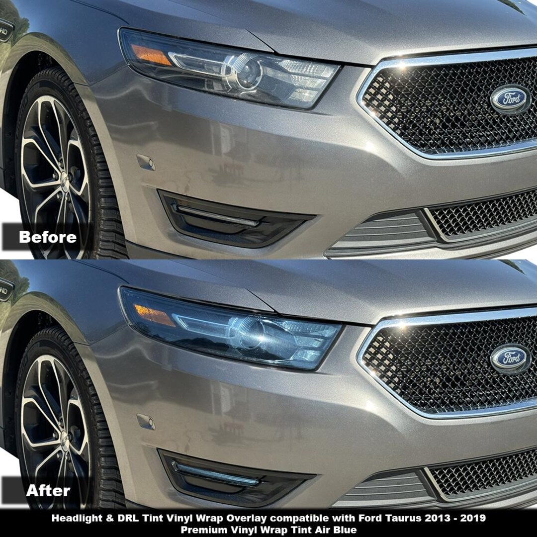 Crux Moto Headlight & DRL Tint Vinyl Wrap Overlay Air Blue Compatible ...