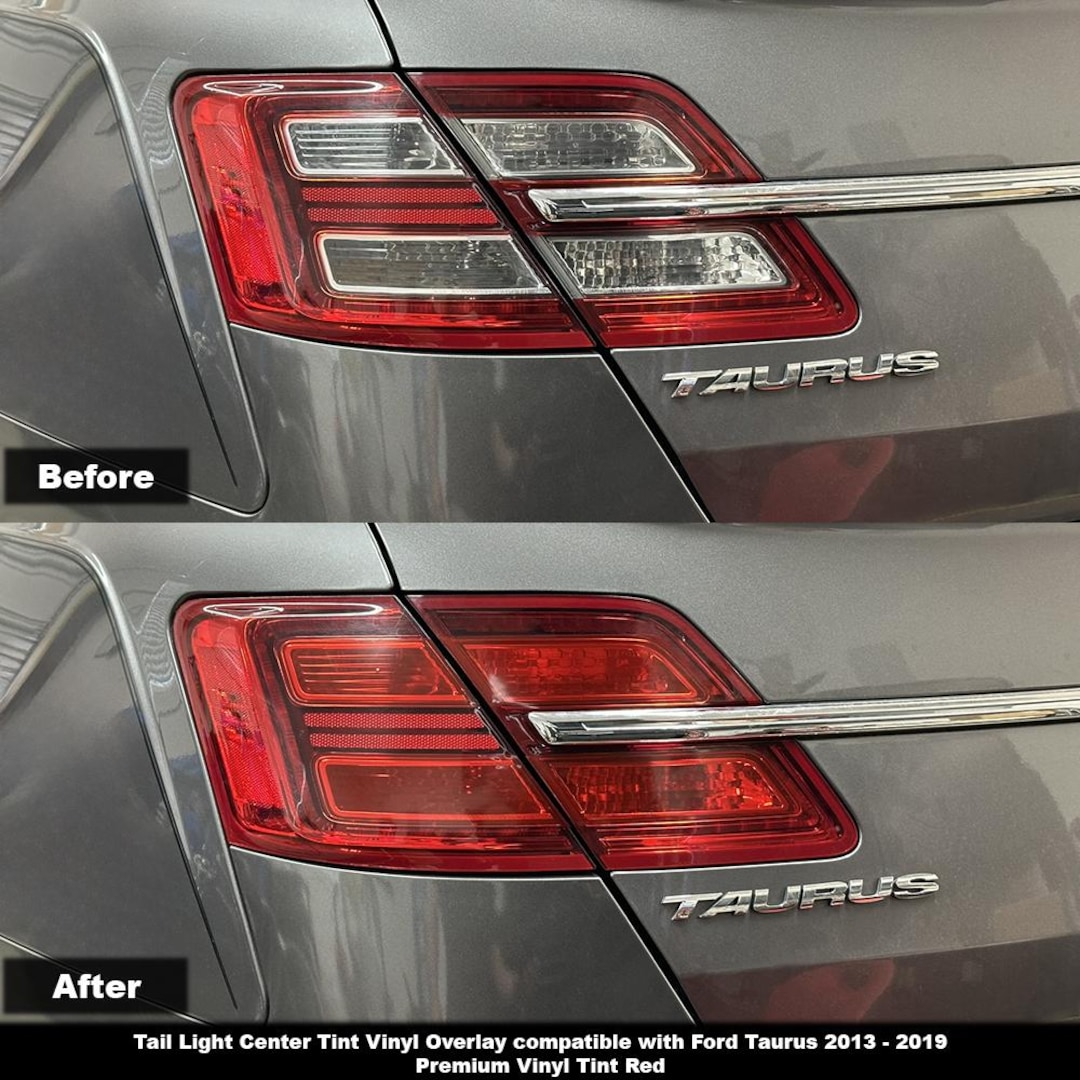 Crux Moto Tail Light Tint Vinyl Wrap Overlay Red Compatible With Ford ...