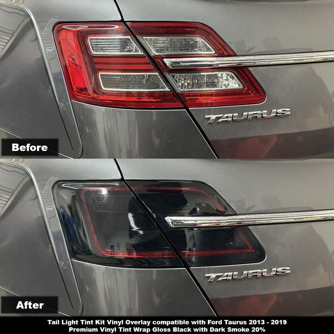 Crux Moto Tail Light Tint Kit Vinyl Wrap Overlay Dark Smoke 20% ...