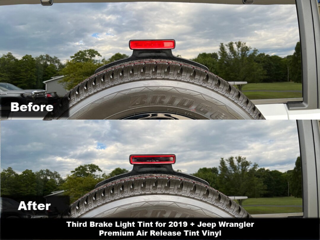 Crux Moto Third Brake Light Tint Overlay for 2019 + Jeep Wrangler No ...