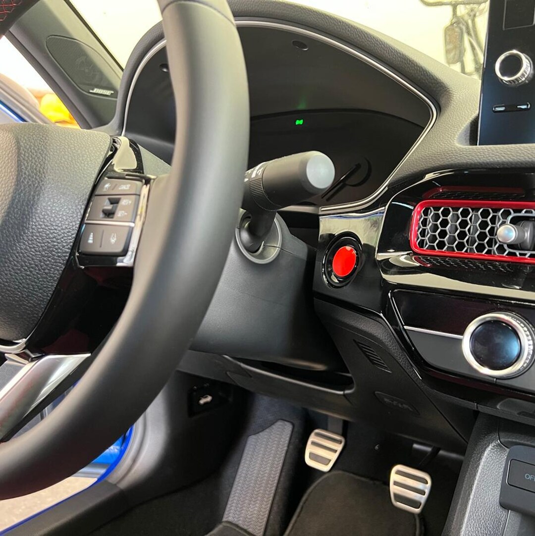 Crux Moto Push Start Vinyl Wrap Overlay Compatible With Honda Civic ...