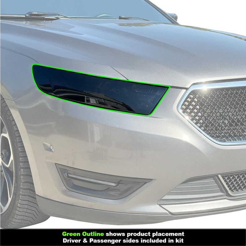 Crux Moto Headlight Tint Vinyl Wrap Overlay Dark Smoke 20% Compatible ...