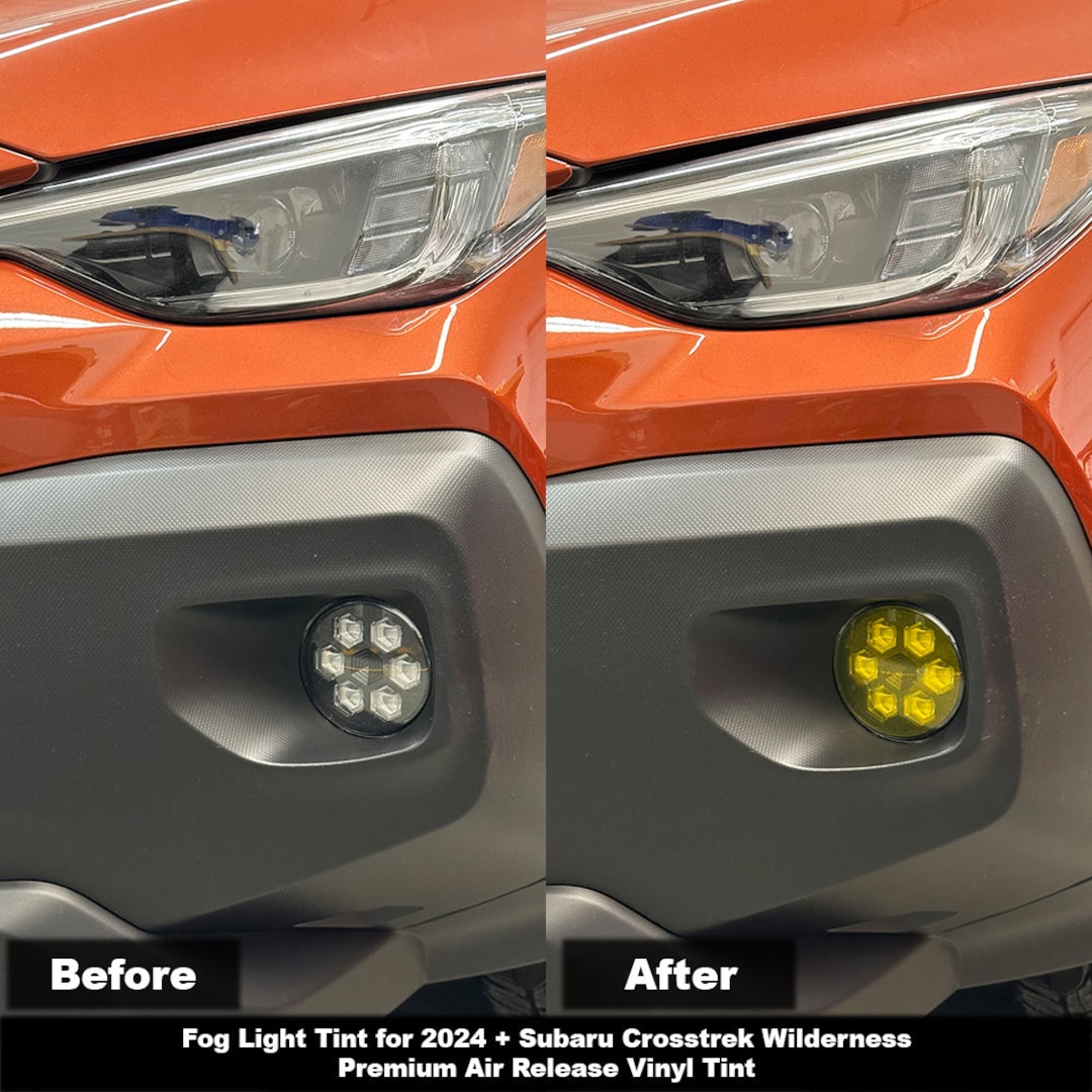 Crux Motorsports Fog Light Tint for 2024 + Subaru Crosstrek Wilderness ...