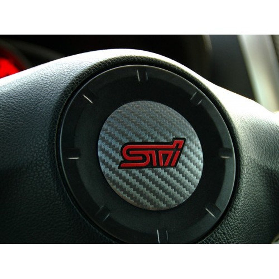 Crux Motorsports Steering Wheel Overlay for 2008- 2014 Sti (grey Carbon ...