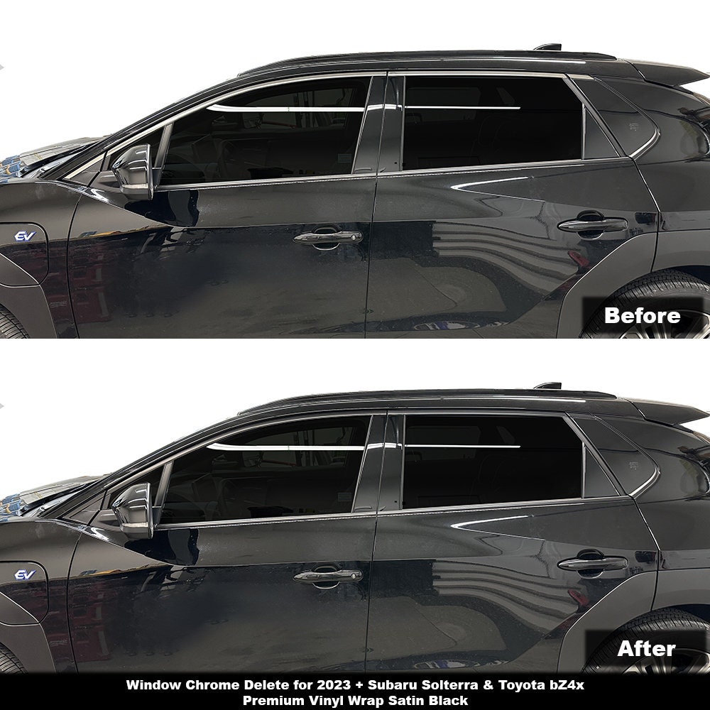 Crux Motorsports Window Chrome Delete Overlay for 2023 + Subaru ...