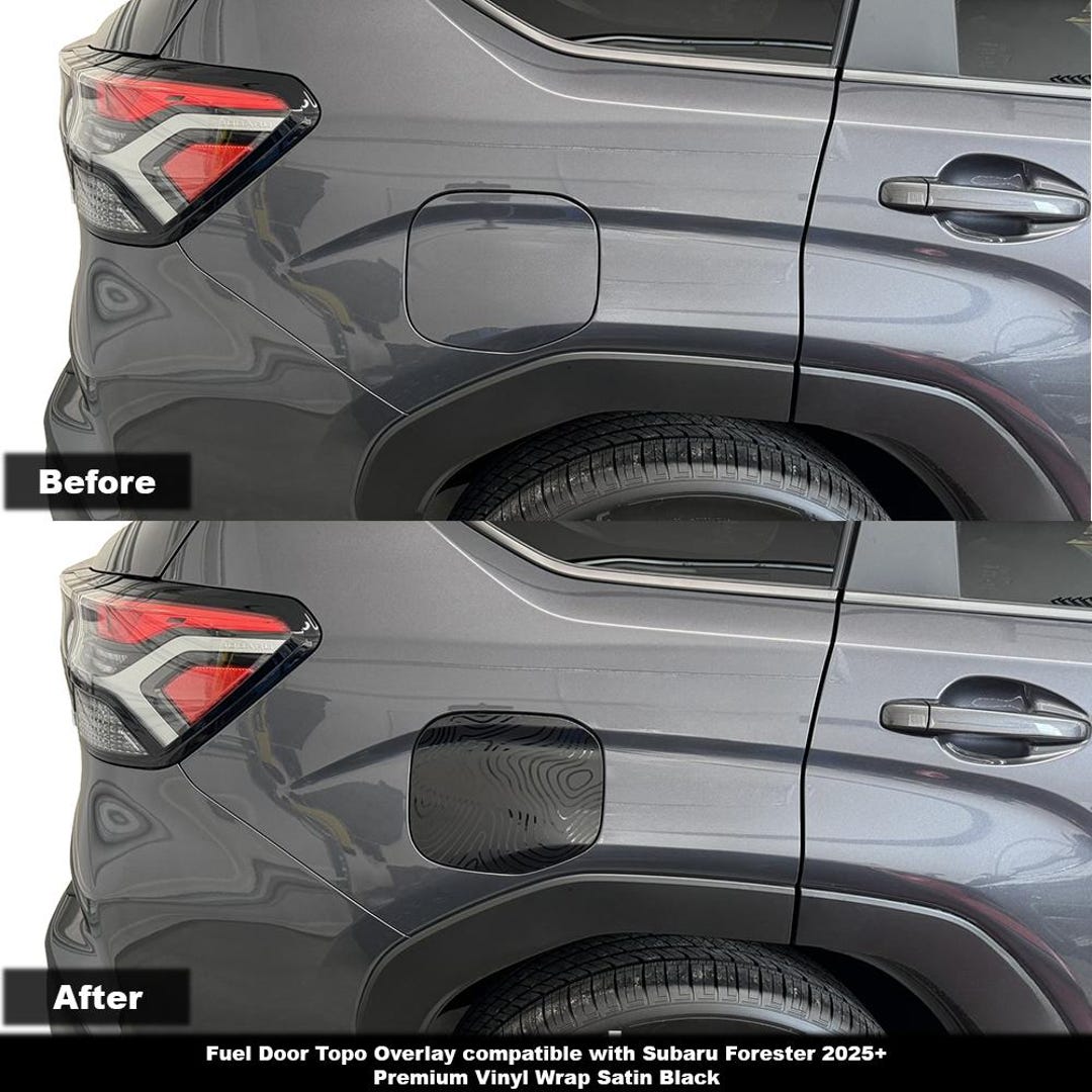 Crux Motorsports Fuel Door Topo Wrap Overlay for Subaru Forester 2025 ...