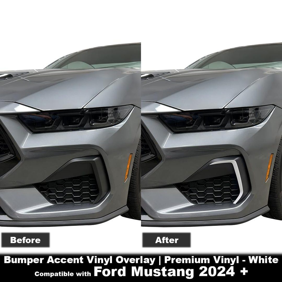 Crux Motorsports Front Bumper Accent Vinyl Overlay Decal – White ...
