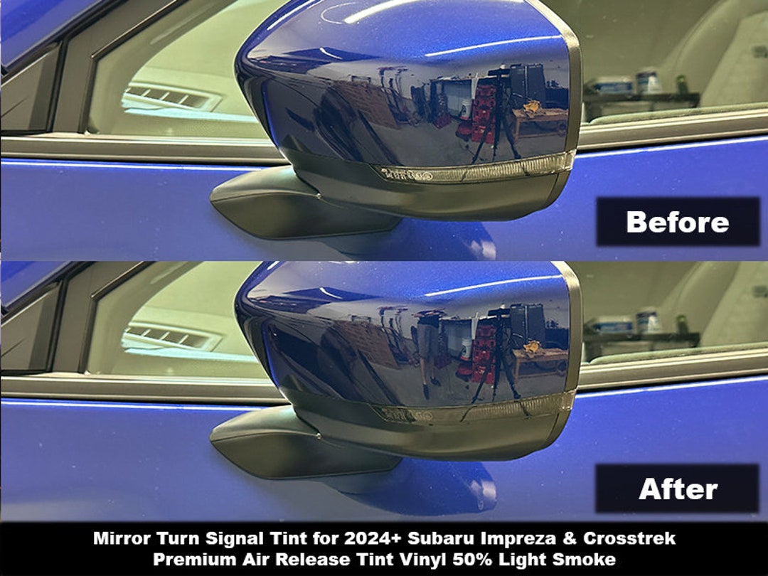 Crux Motorsports Light Smoke 50% Mirror Turn Signal Tint for 2024 ...
