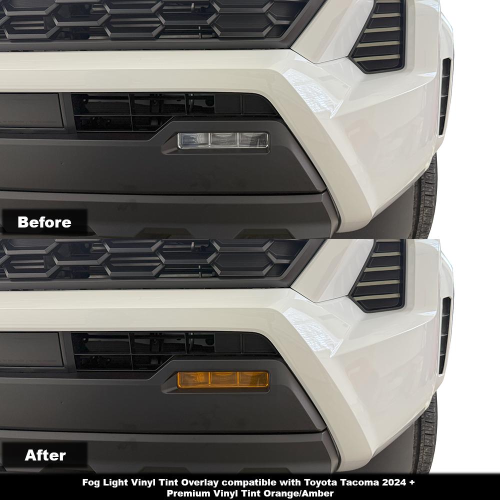 Headlight Tint For Toyota Tacoma Precut Smoke Tint Vinyl Overlays For ...