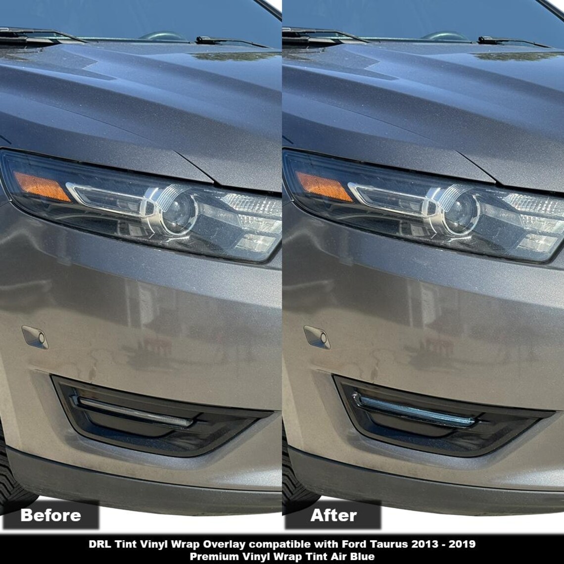 Crux Moto Fog Light Tint Vinyl Wrap Overlay Air Blue Compatible With ...