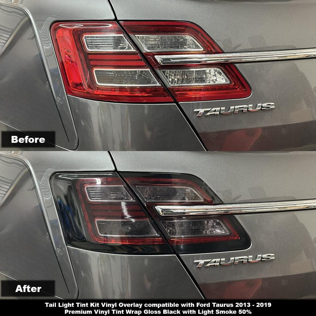 Crux Moto Tail Light Tint Kit Vinyl Wrap Overlay Light Smoke 50% ...