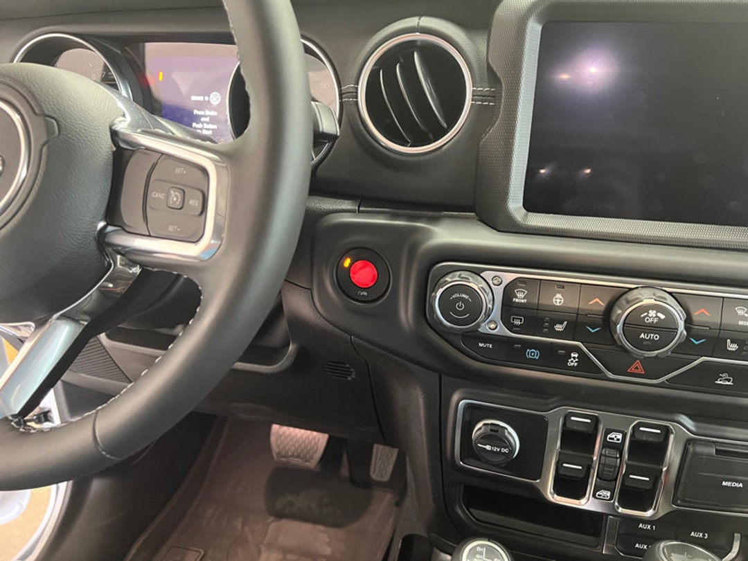 Crux Moto Push Start Overlay for 2019 + Jeep Gladiator & Wrangler No ...