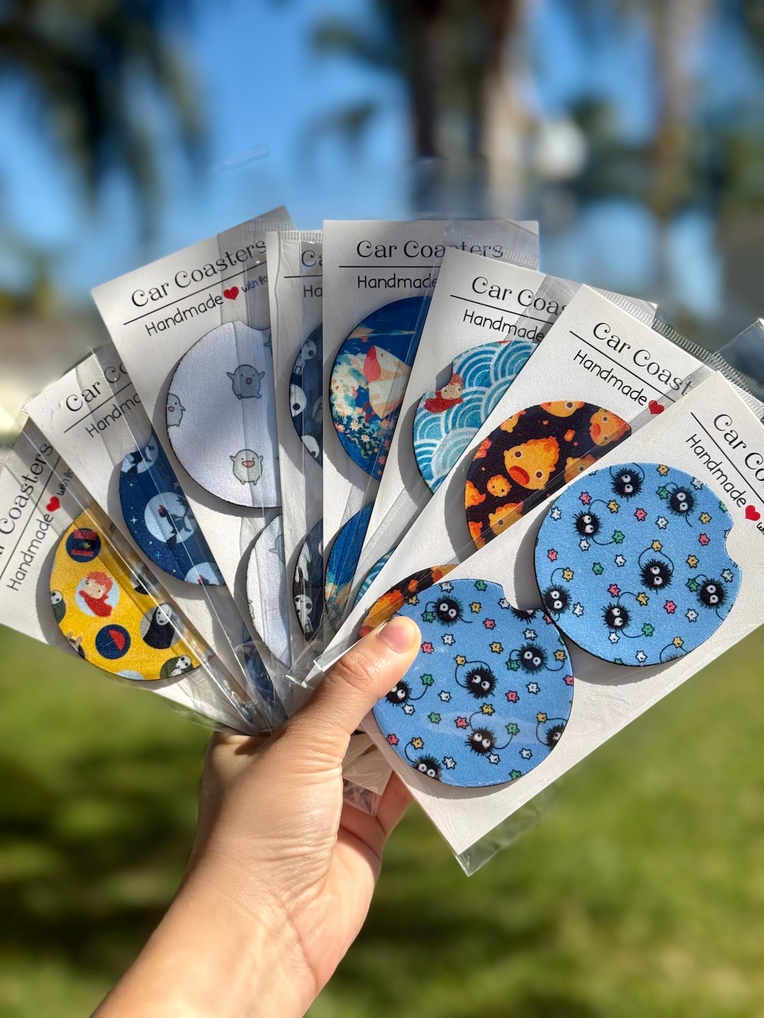Studio Ghibli Car Coasters - Etsy