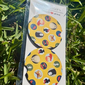 Studio Ghibli Car Coasters - Etsy