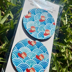Studio Ghibli Car Coasters - Etsy