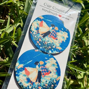 Studio Ghibli Car Coasters - Etsy