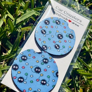 Studio Ghibli Car Coasters - Etsy