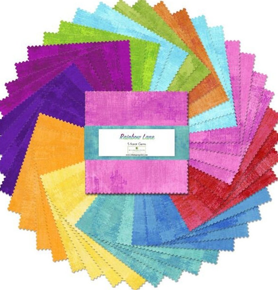 RAINBOW LANE 42 5-inch Squares 507 114 507 Wilmington Prints - Etsy