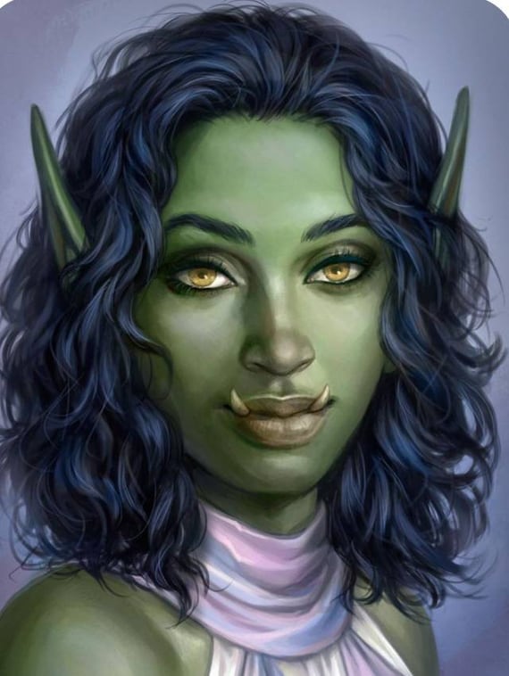 Female Orc Companion/ Remote Binding Tie | Etsy