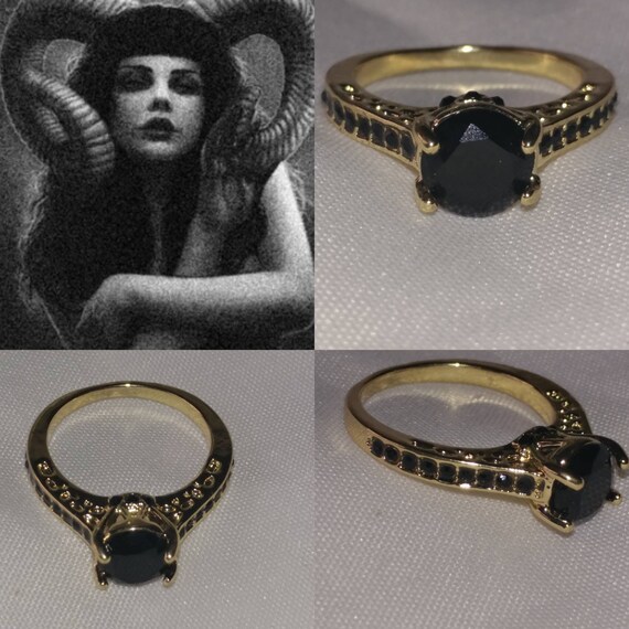 Sexy Satanic Female Demon Companion Lover Ring - Etsy