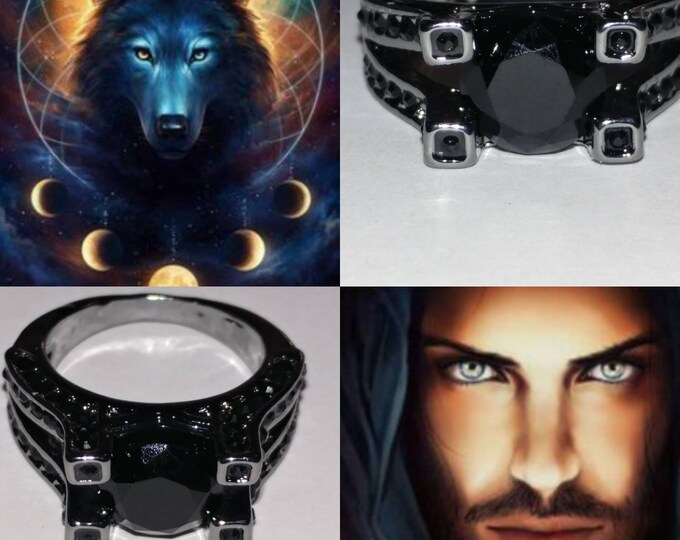 Magical Male Lunar Lycan Werewolf Shape Shifter Companion Lover Ring - Etsy