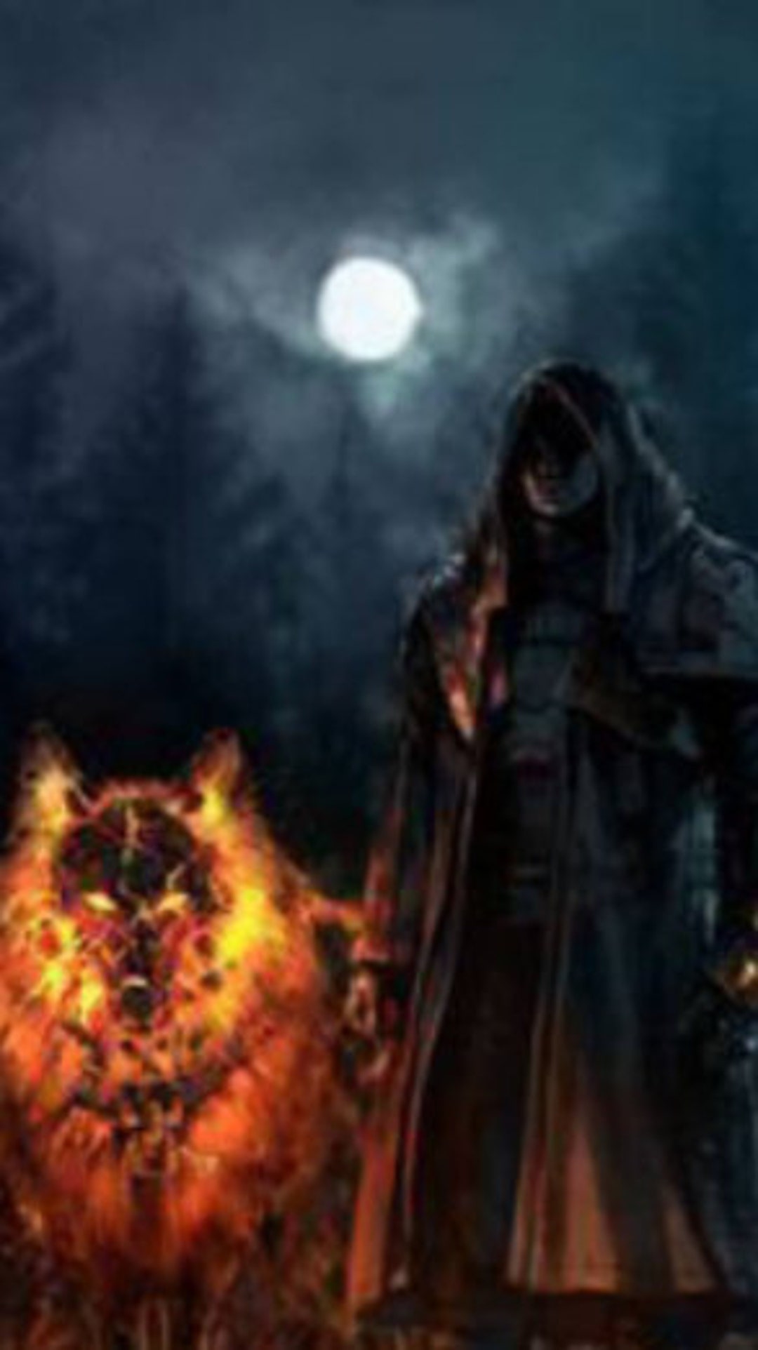 Magical Male Lycan Fire Werewolf Shape Shifter Spiritual Companion - Etsy