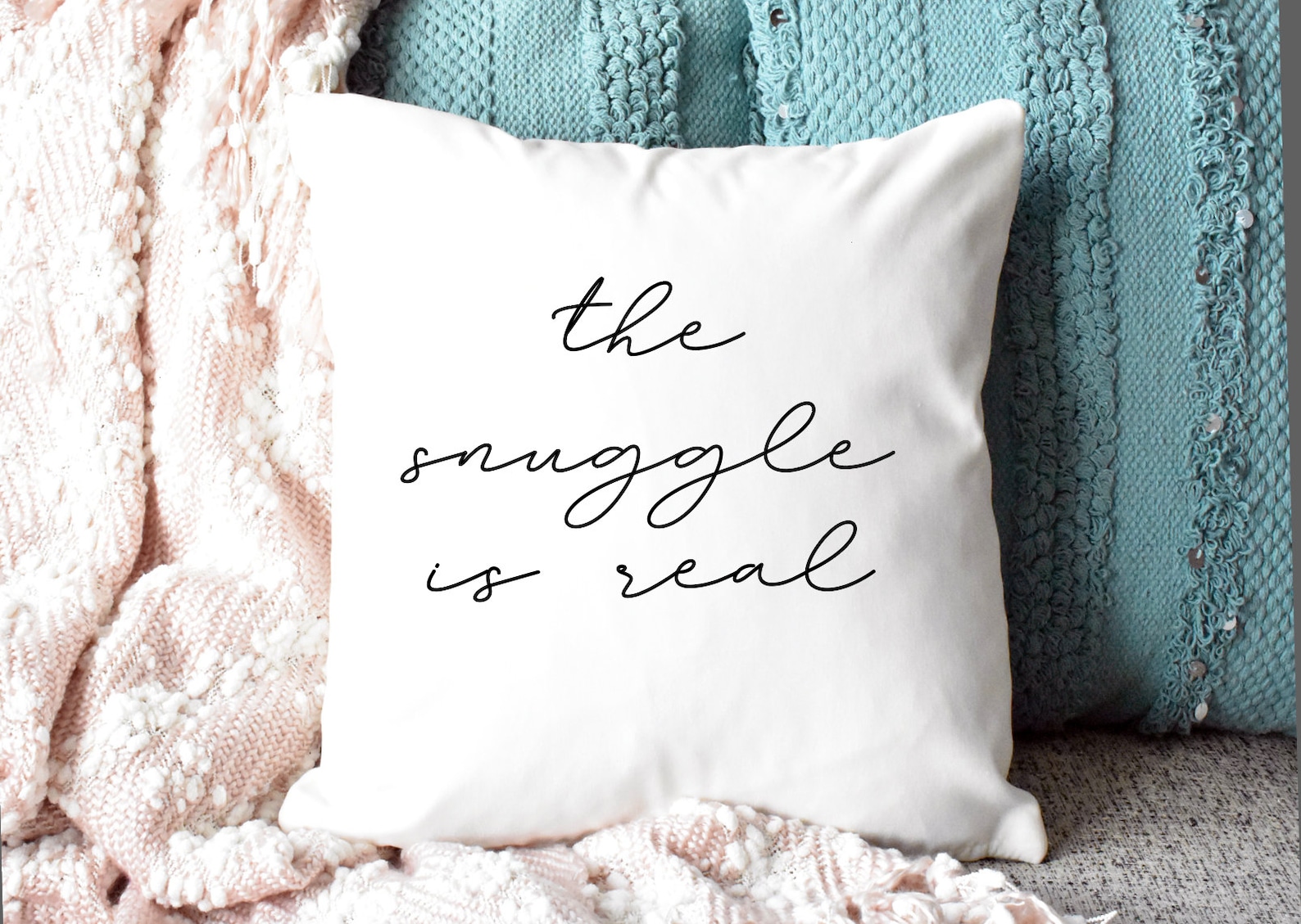 The Snuggle is Real Pillow / Bedroom Pillow / Bed Pillow / the - Etsy