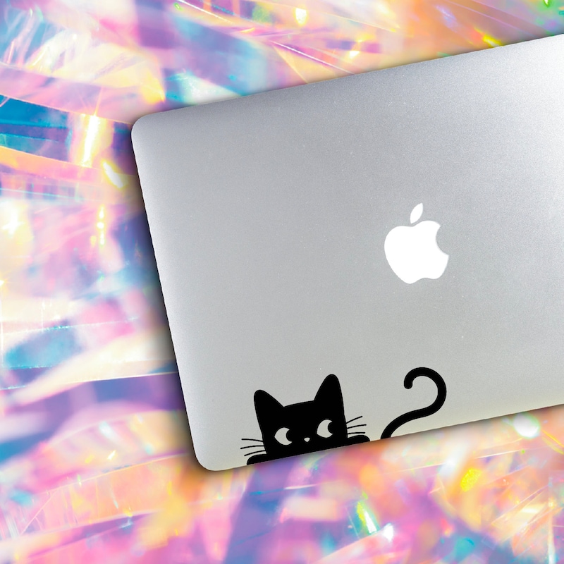 Cat Decals for Computer - Etsy