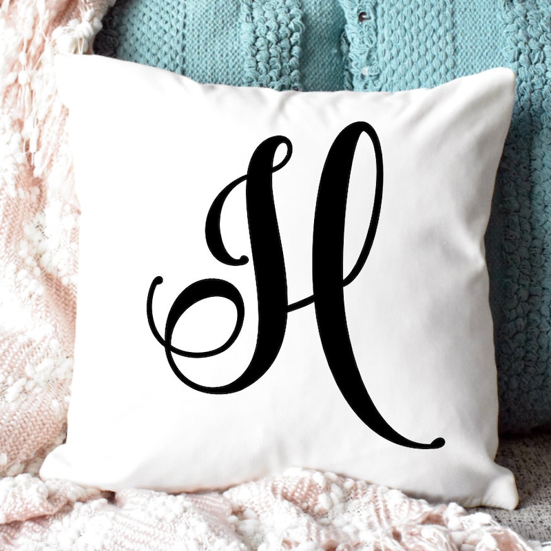 Initials Pillow - Etsy
