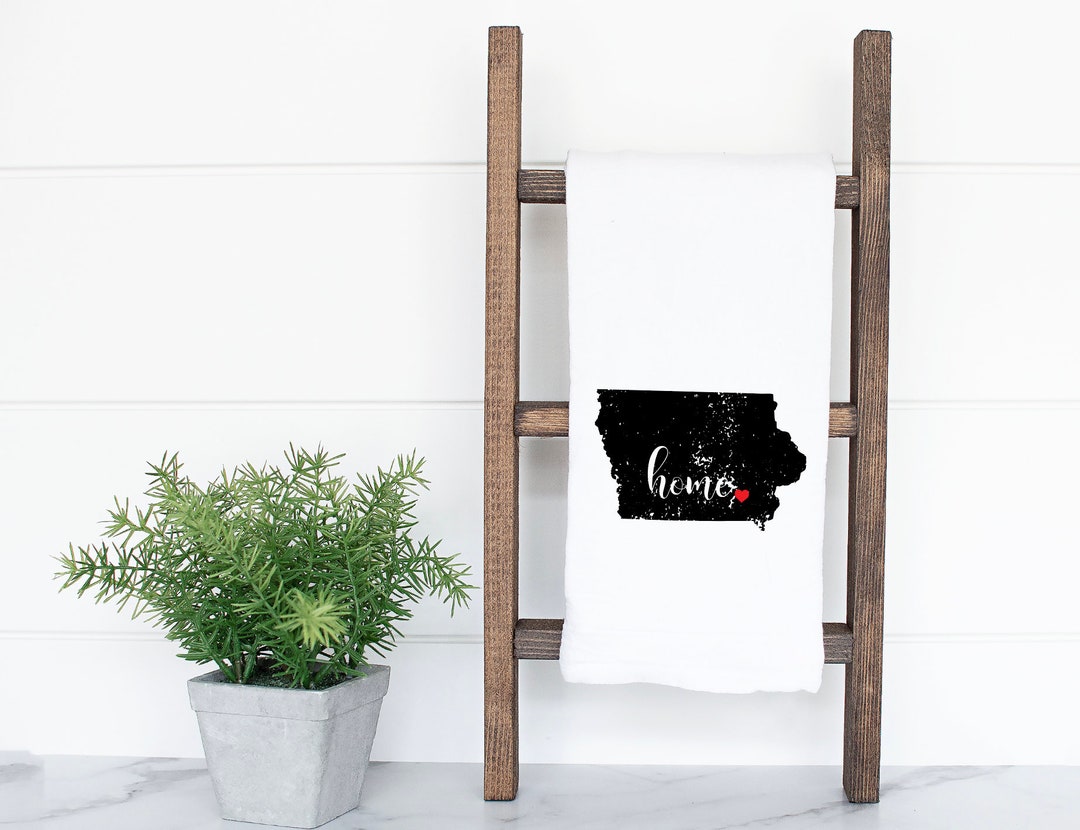 Iowa Home Tea Towel / Iowa Home Towels / Farmhouse Tea Towels ...