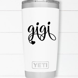 Gigi Sticker, Gigi Heart Sticker, Gigi Car Laptop Vinyl Decal Sticker ...