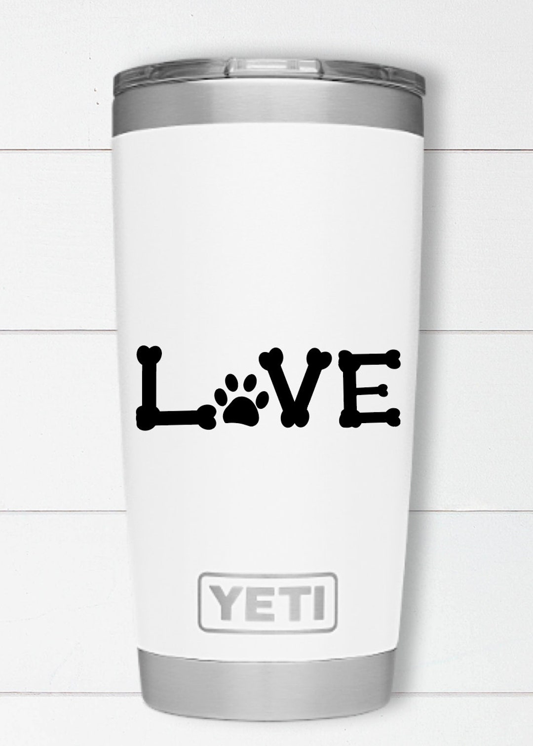 Love Dog Sticker / Paw Print Love Sticker / Paw Print Love / Animal ...