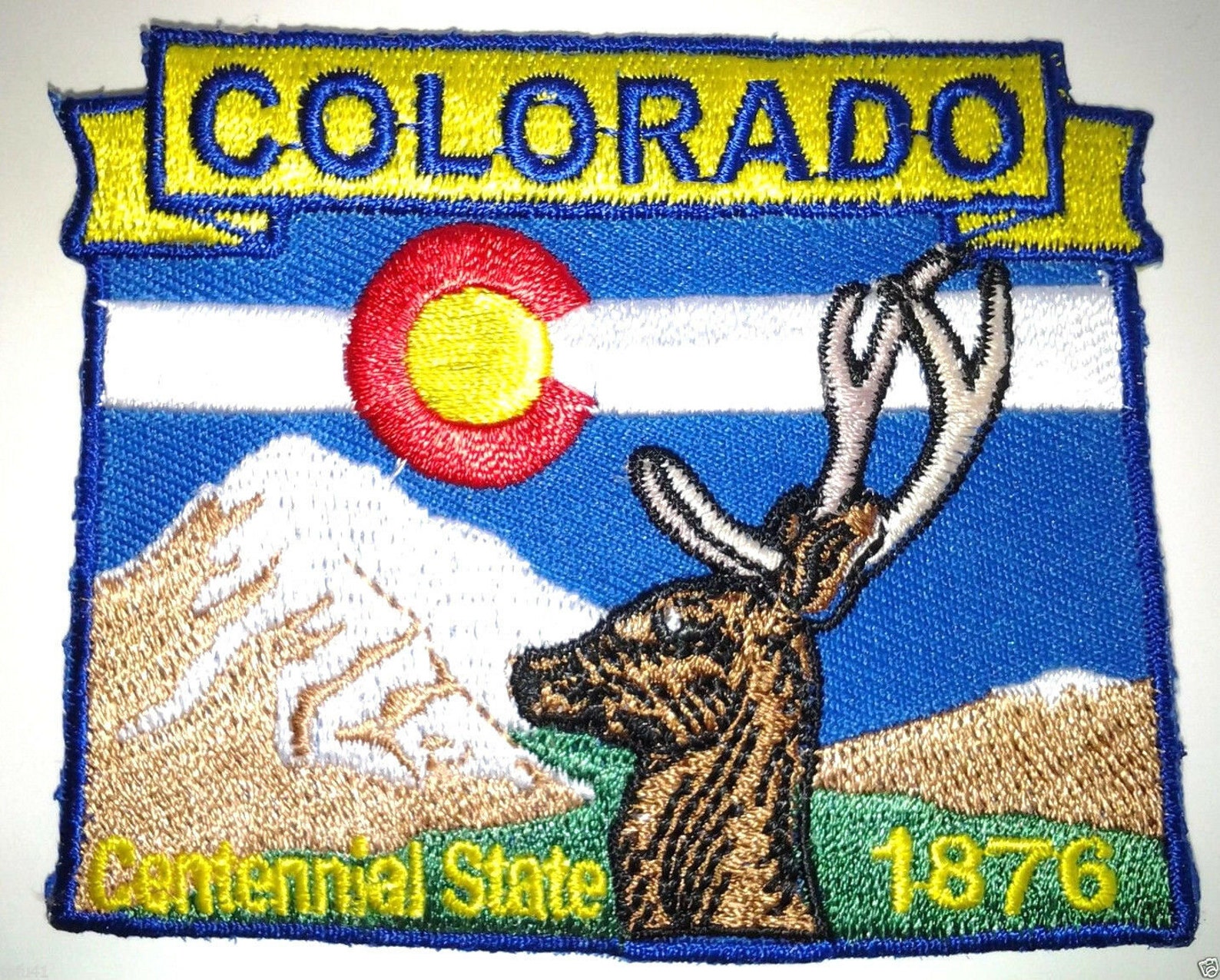 Colorado State Map Embroidered Iron/sew on Patch 6706 22 Free Shipping ...