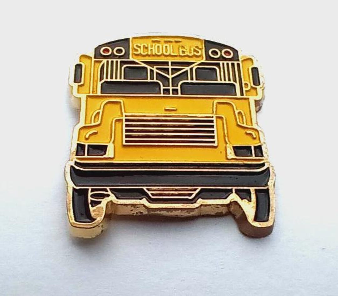 School Bus (7/8") Automotive Hat Pin 06975 Free Shipping - Etsy