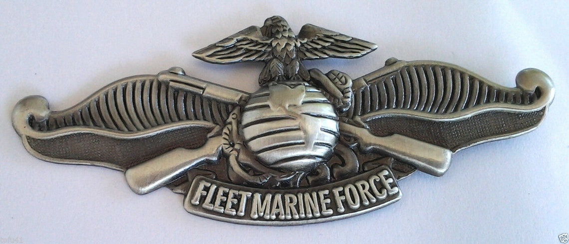Fleet Marine Force 3 US Marine Corp Military Hat Pin | Etsy