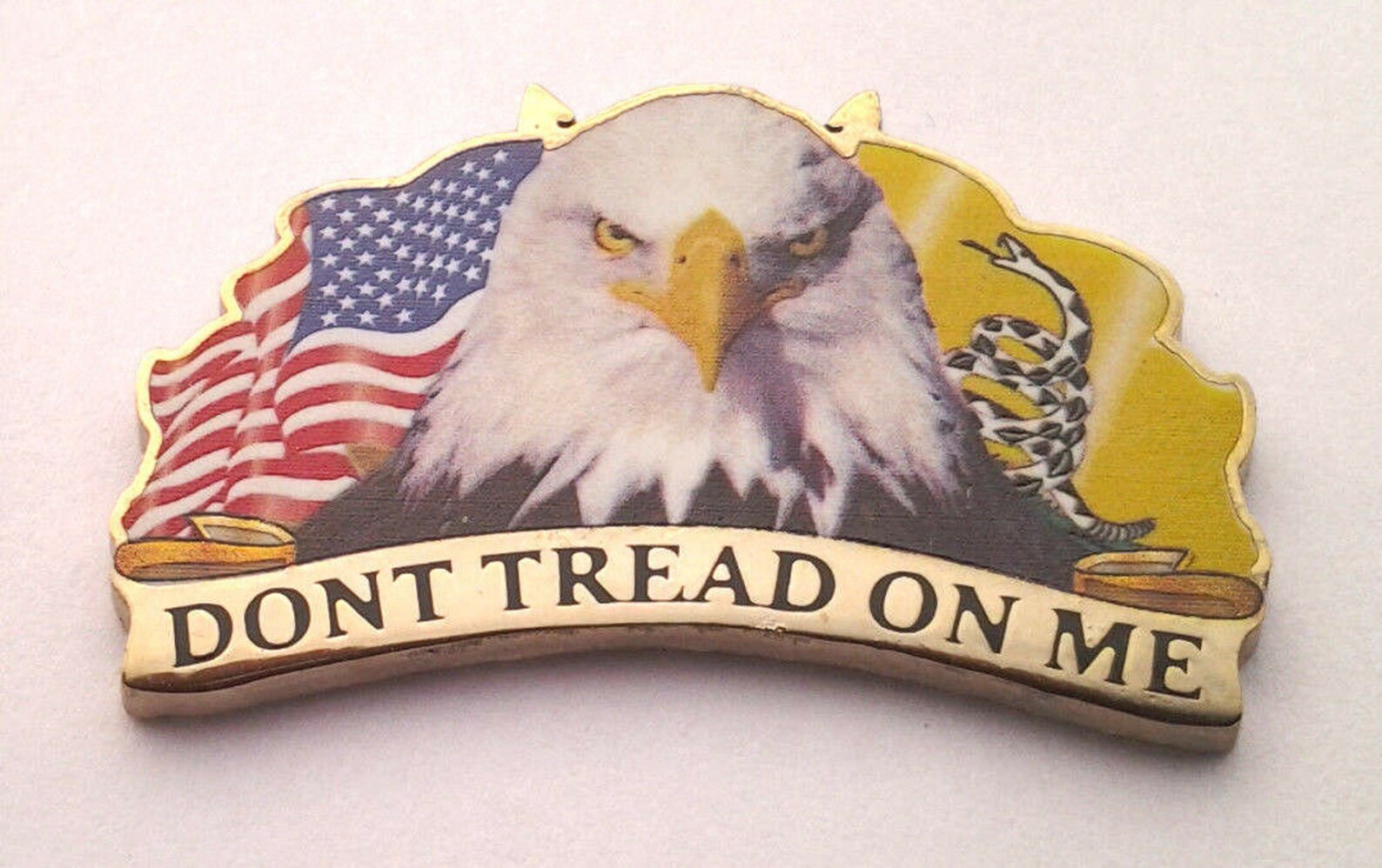 USA Eagle Don't Tread On Me Pro-Gun Hat Pin 63203 Free | Etsy