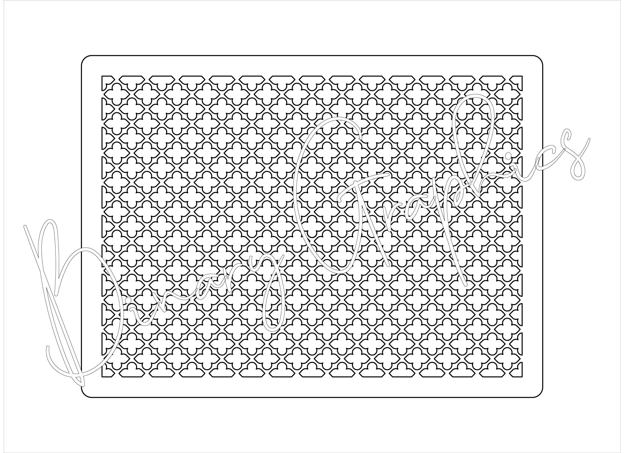 Pattern Screen Digital File: SVG AI DXF Pdf Vector Raster Graphic for ...