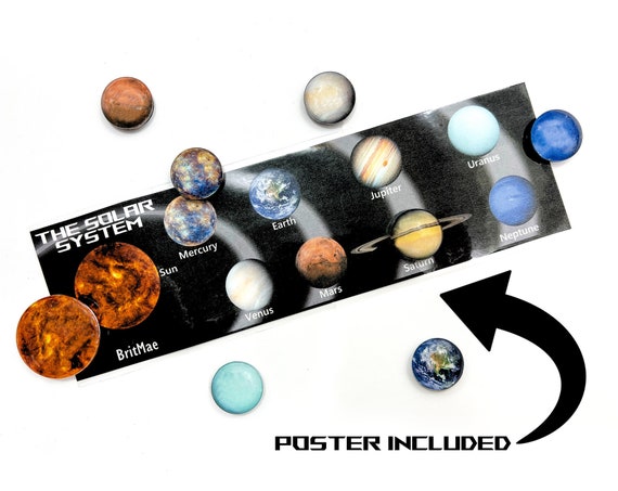 Solar System Magnet Clock