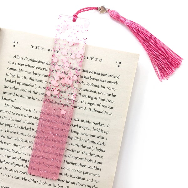 Heart Bookmark - Etsy